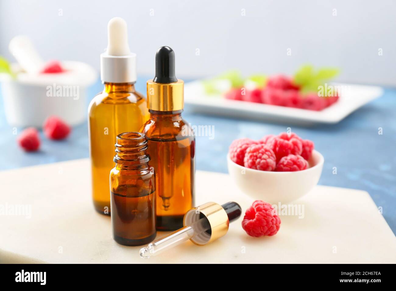 Raspberry essential oil hi-res stock photography and images - Alamy