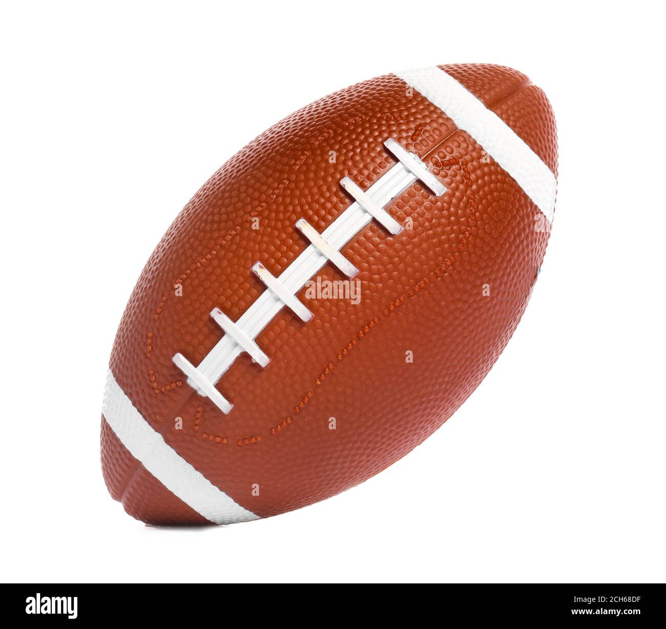 Rugby ball on white background Stock Photo - Alamy