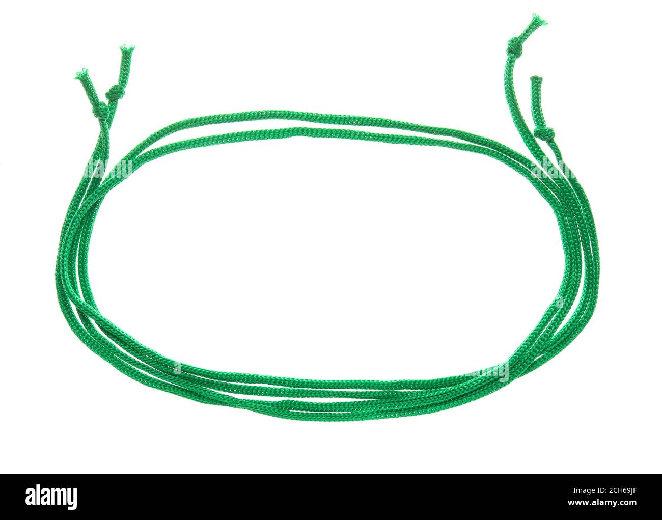 Frame made of rope on white background Stock Photo - Alamy