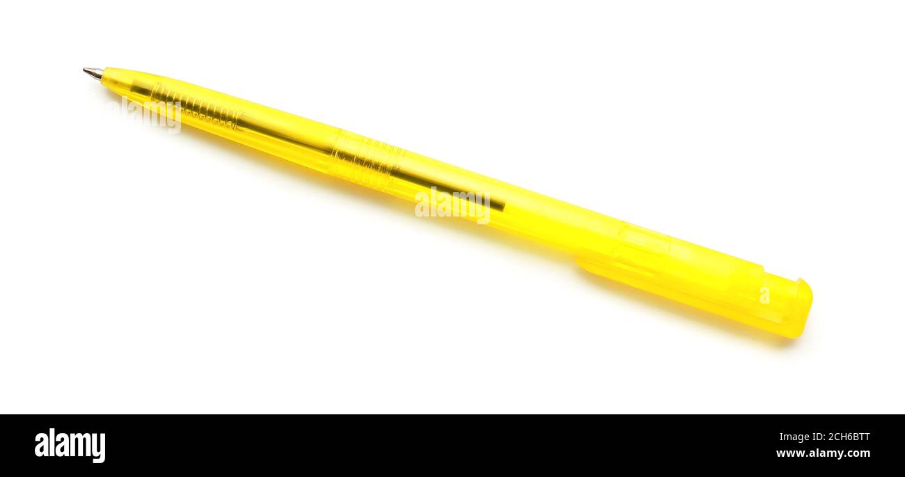 School pen on white background Stock Photo - Alamy