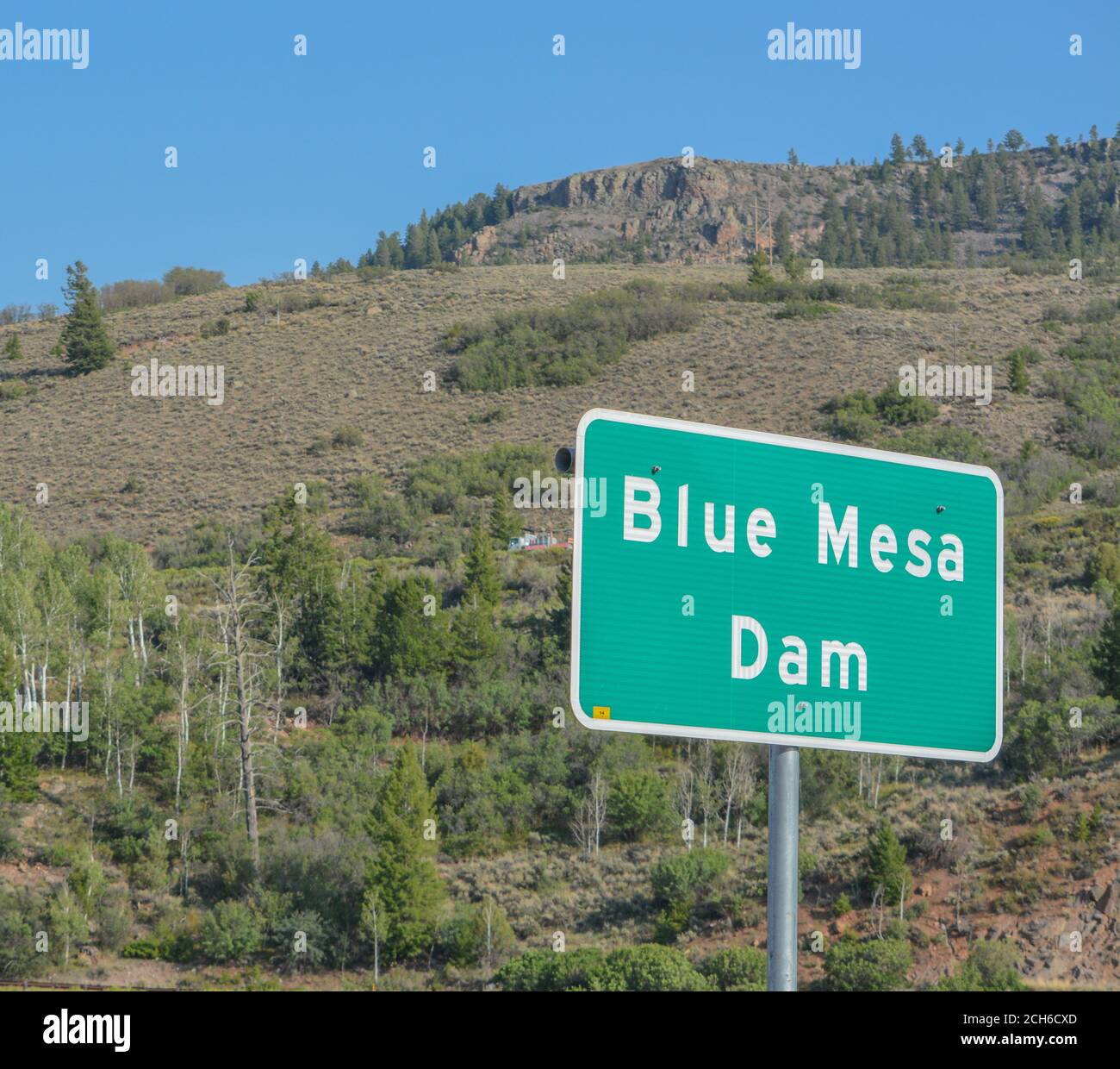 Blue mesa dam hi-res stock photography and images - Alamy