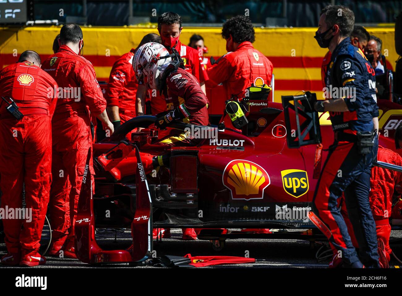 LECLERC Charles (mco), Scuderia Ferrari SF1000, action during the Formula 1 Pirelli Gran Premio ...