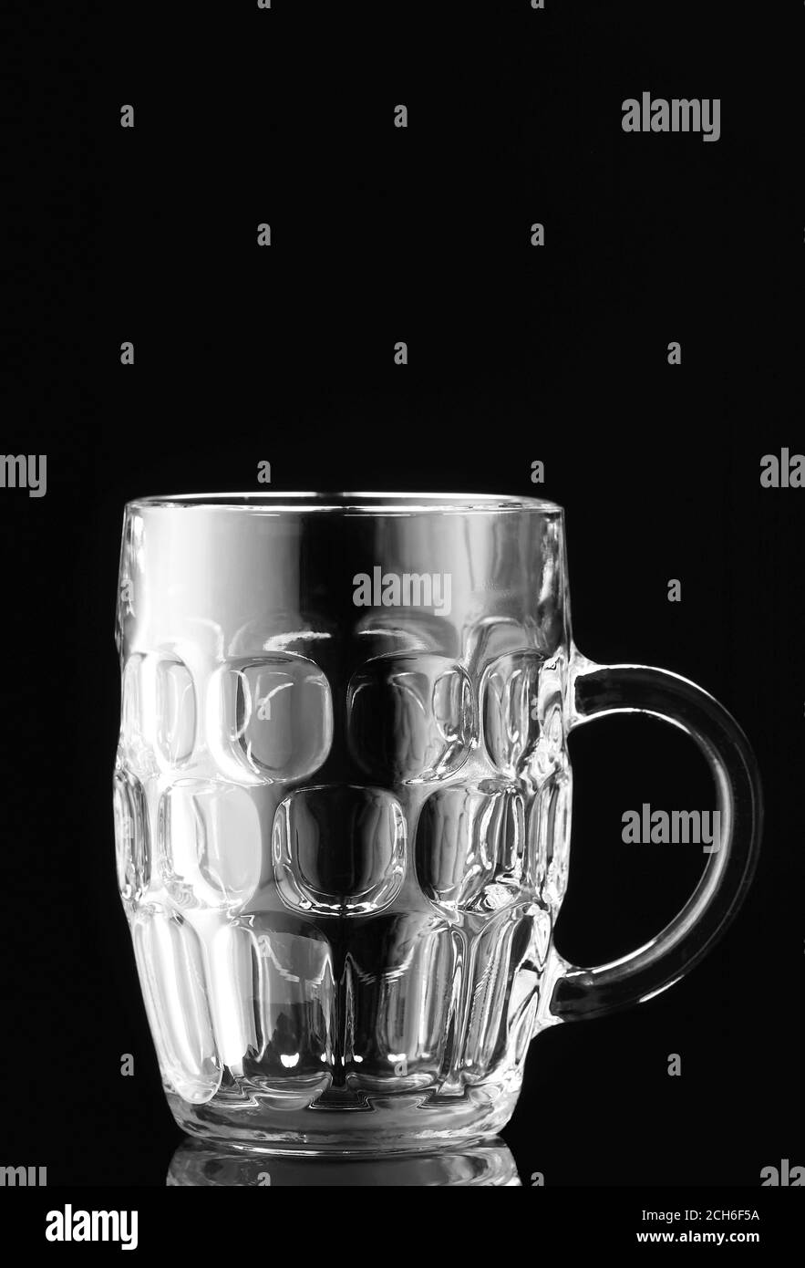 Glasses mug beer on Black and White Stock Photos & Images - Alamy