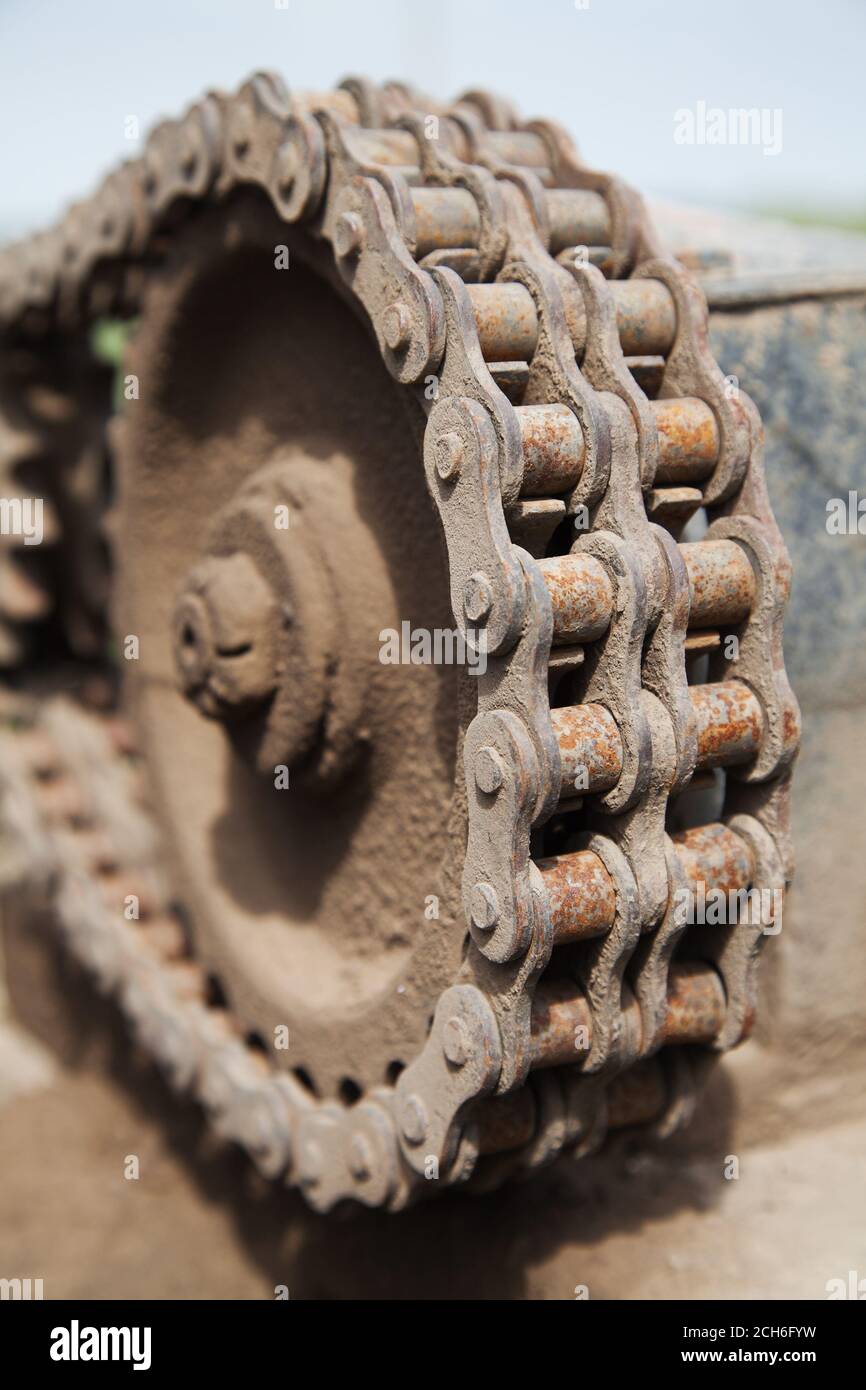 Double chain sprocket hi-res stock photography and images - Alamy