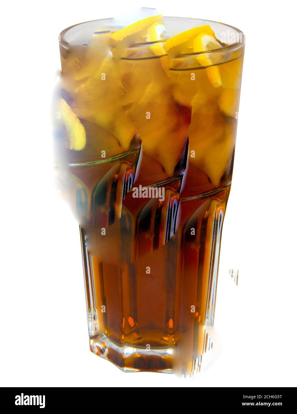 Cocktail cola ice cubes Cut Out Stock Images & Pictures - Alamy