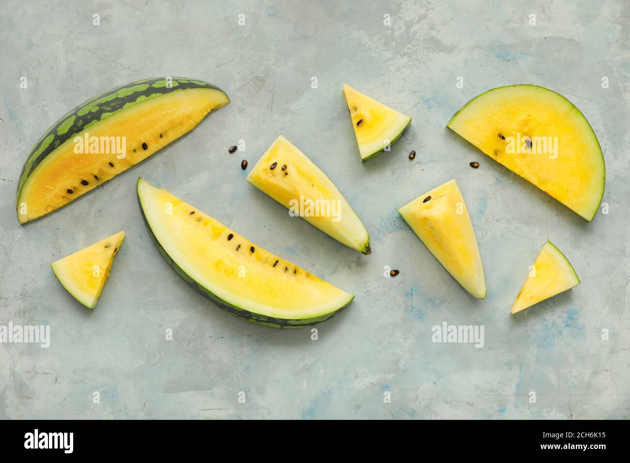 Light yellow watermelon hi-res stock photography and images - Alamy