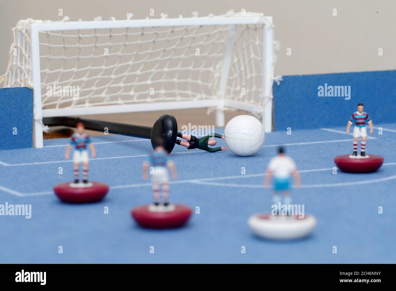 Subbuteo Inddor Edition, the table football game Stock Photo - Alamy
