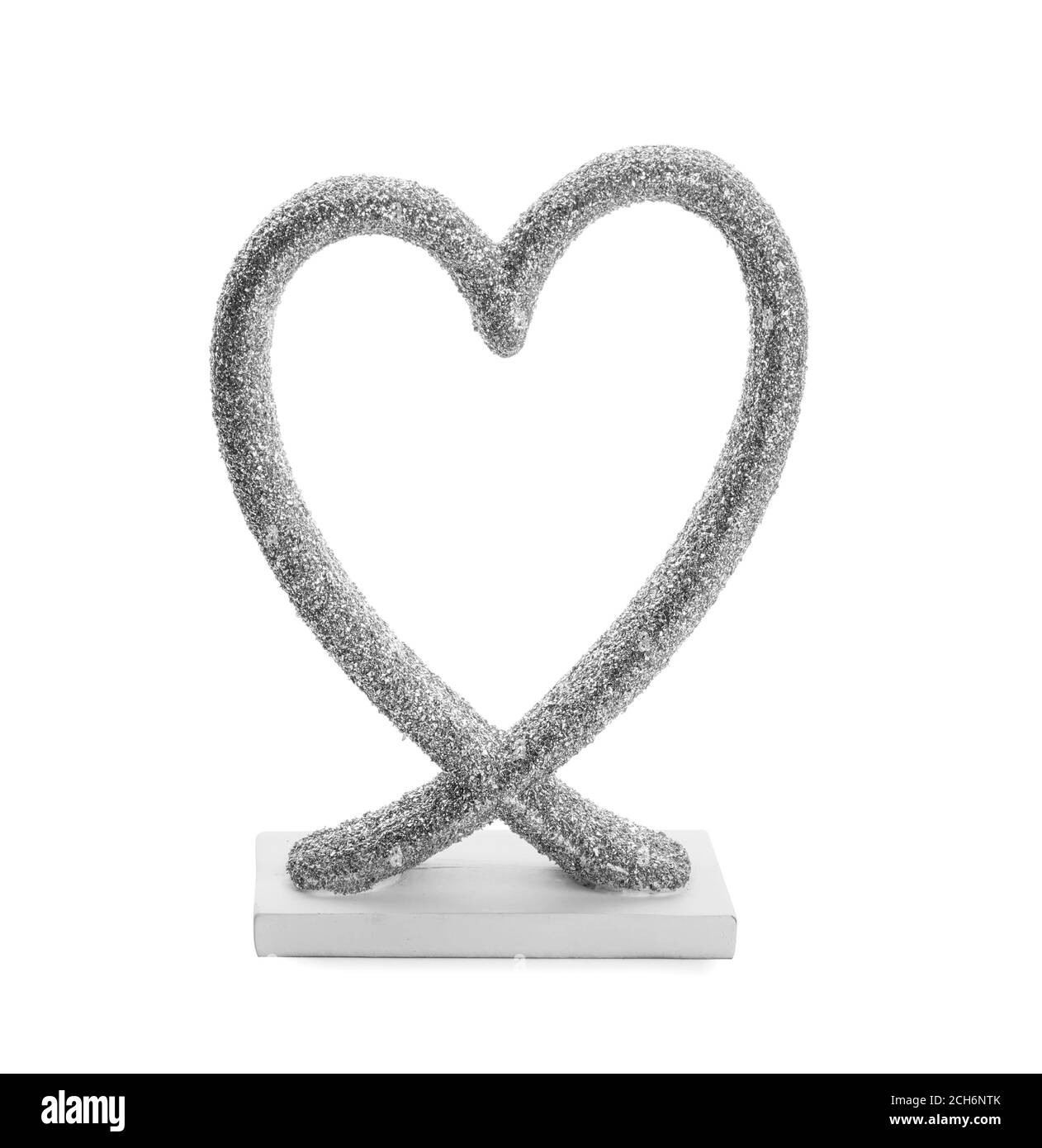 Heart shaped element Black and White Stock Photos & Images - Alamy