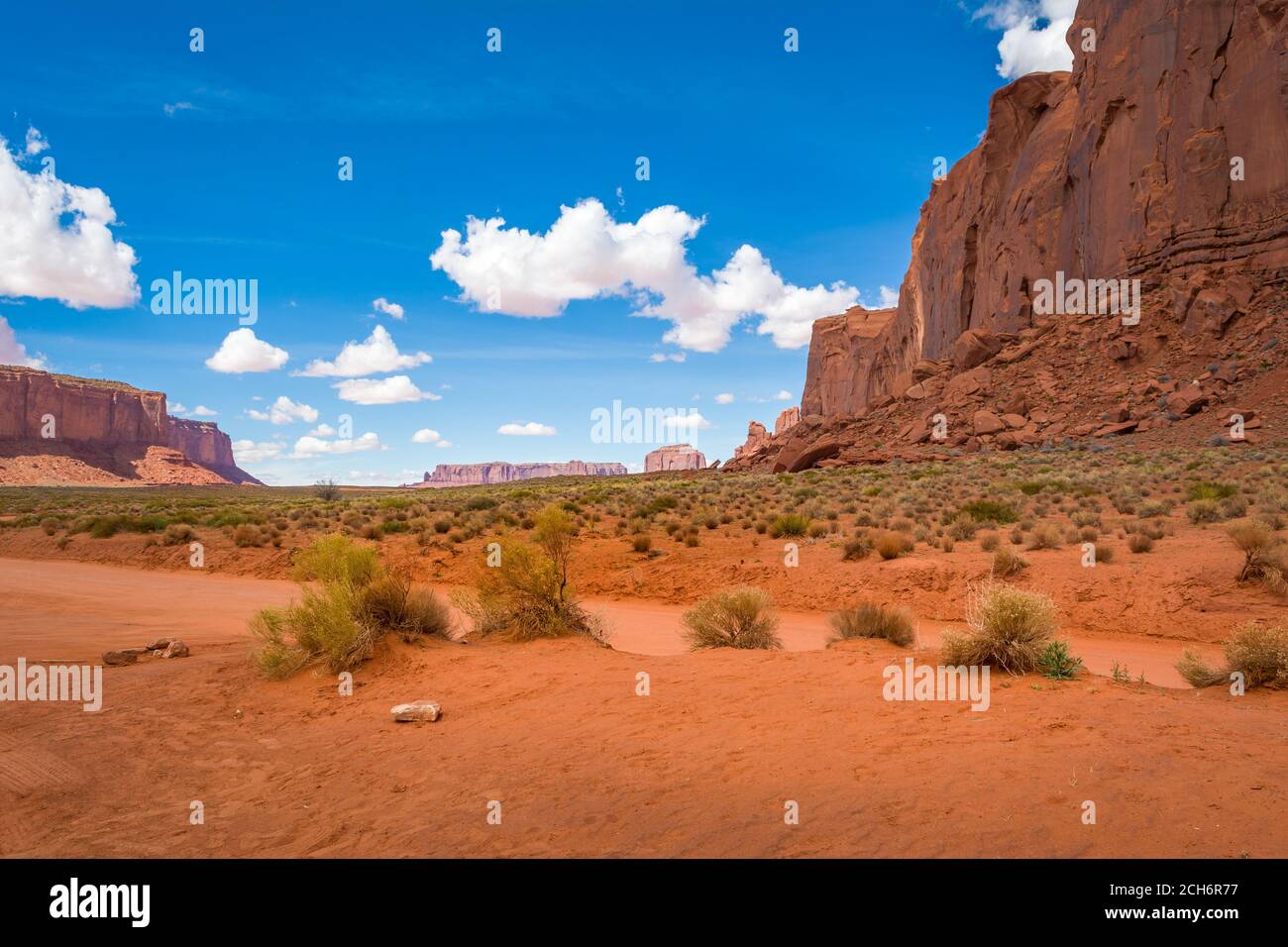 Famous red rocks of Monument Valley. Navajo Tribal Park landscape, USA ...