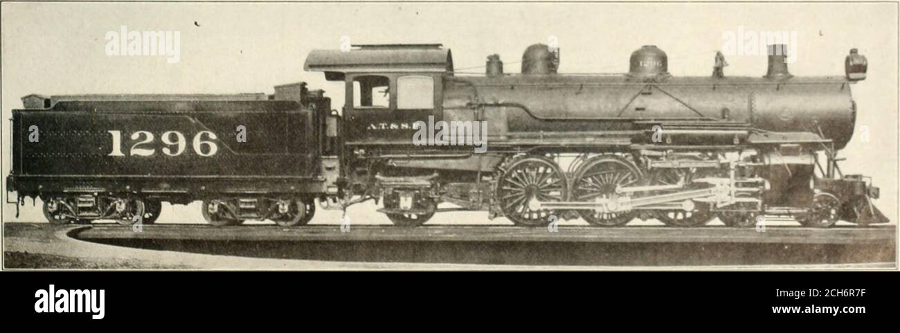 . Railway age . the Rushton pat-tern with outside journals. The engine ...