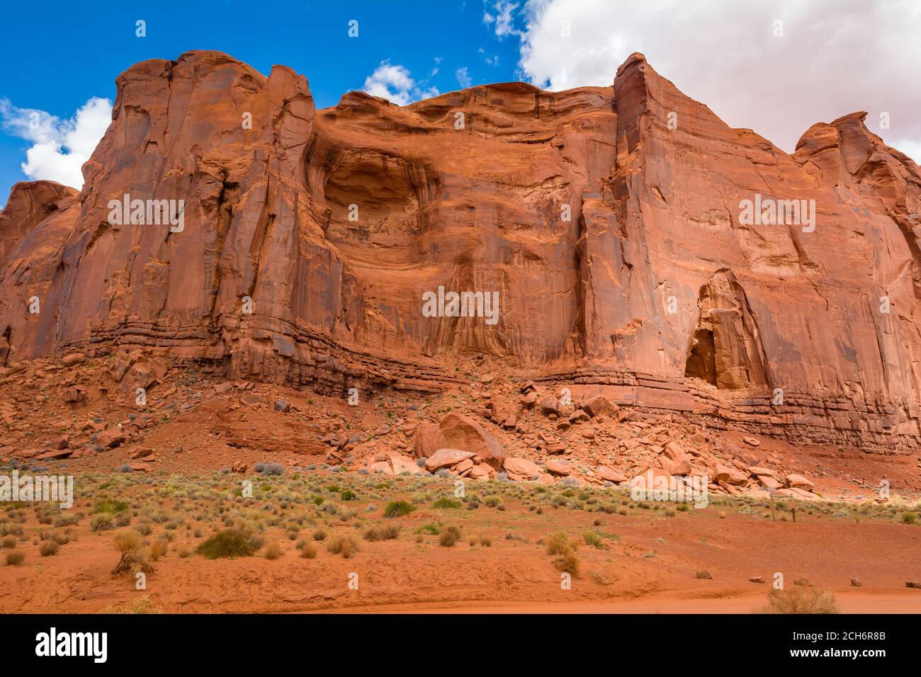 Famous red rocks of Monument Valley. Navajo Tribal Park landscape, USA ...