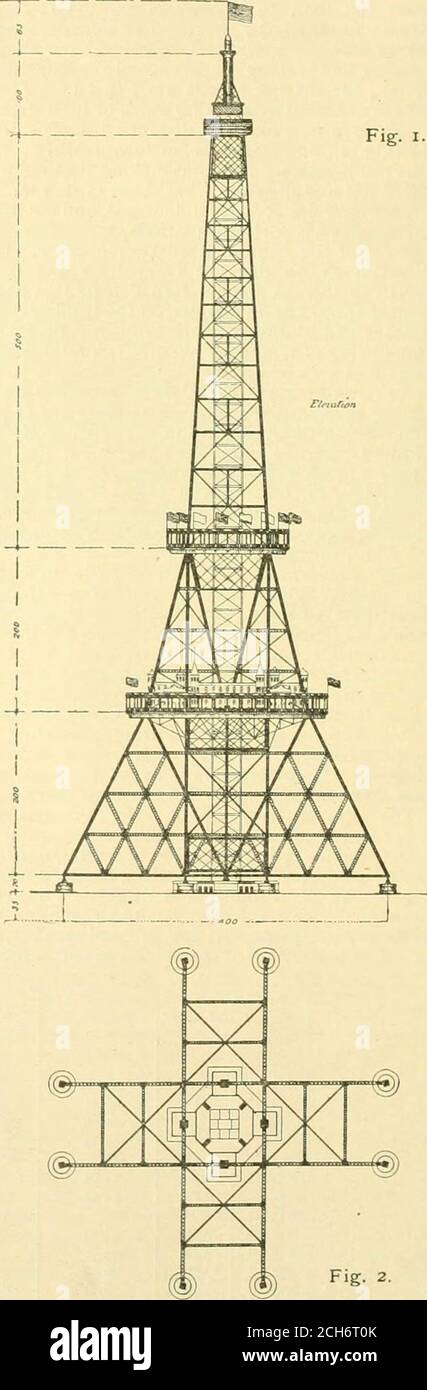 . American engineer and railroad journal . Eiffel Tower, the system of ...