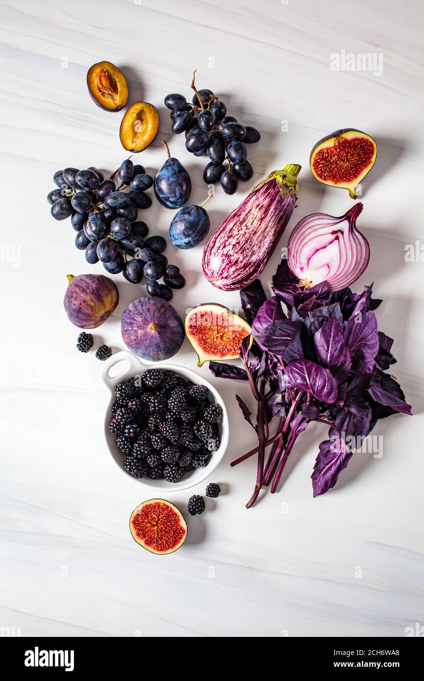 Purple fruits hi-res stock photography and images - Alamy