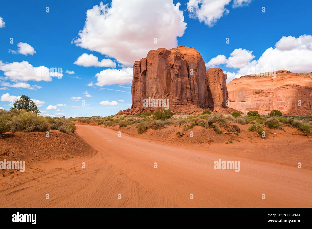 Famous red rocks of Monument Valley. Navajo Tribal Park landscape, USA ...