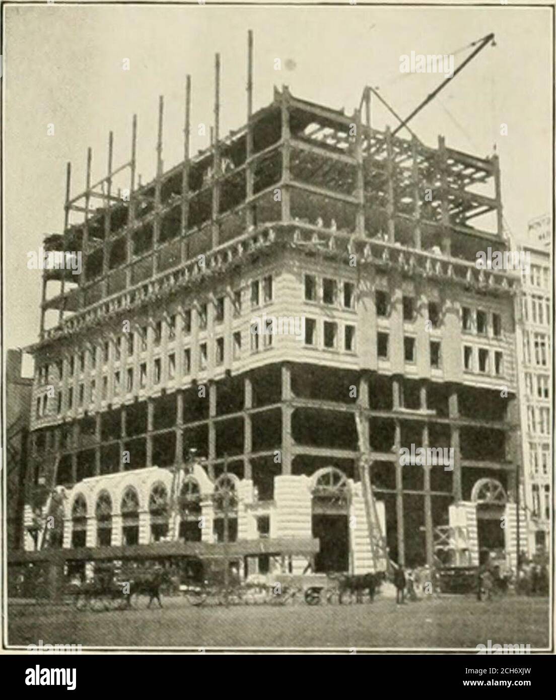 . The street railway review . he tall buildings in Chicago are built ...