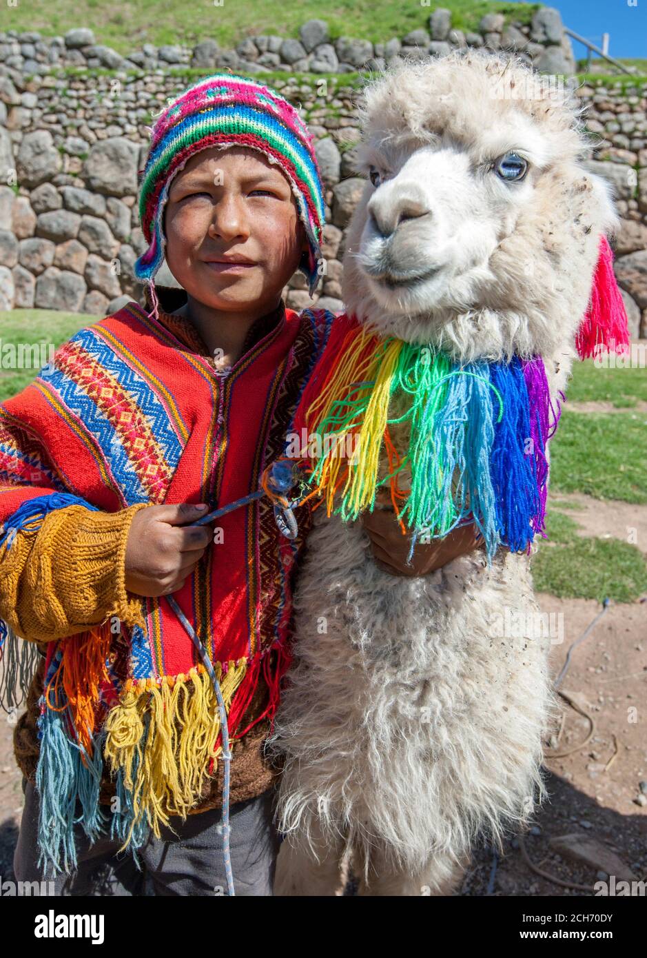 Poncho peru hi-res stock photography and images - Alamy