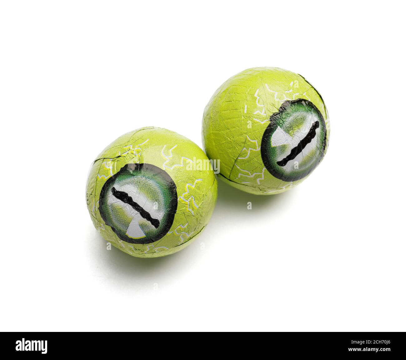 Tasty scary candies for Halloween on white background Stock Photo - Alamy