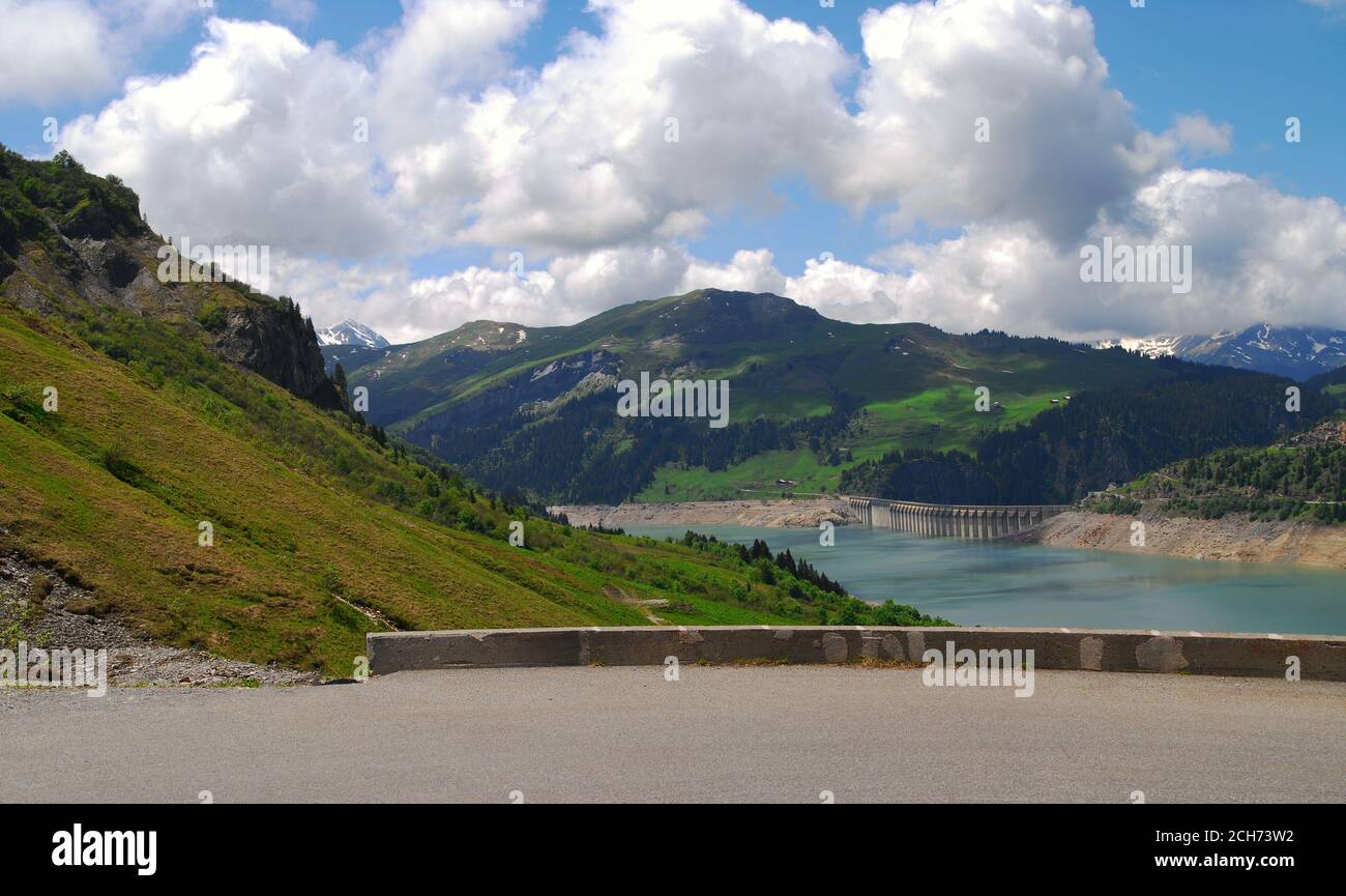 Lac de roselend dam hi-res stock photography and images - Alamy