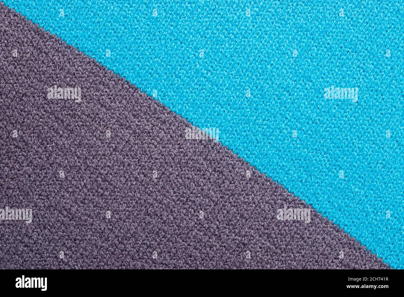 Gray blue knitted half wool hi-res stock photography and images - Alamy