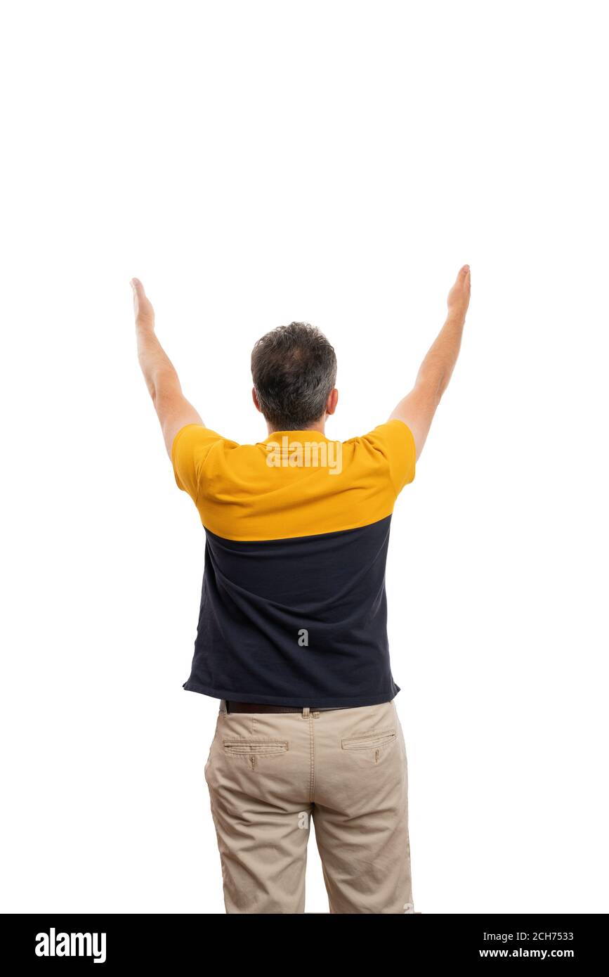 Hands above head hi-res stock photography and images - Alamy