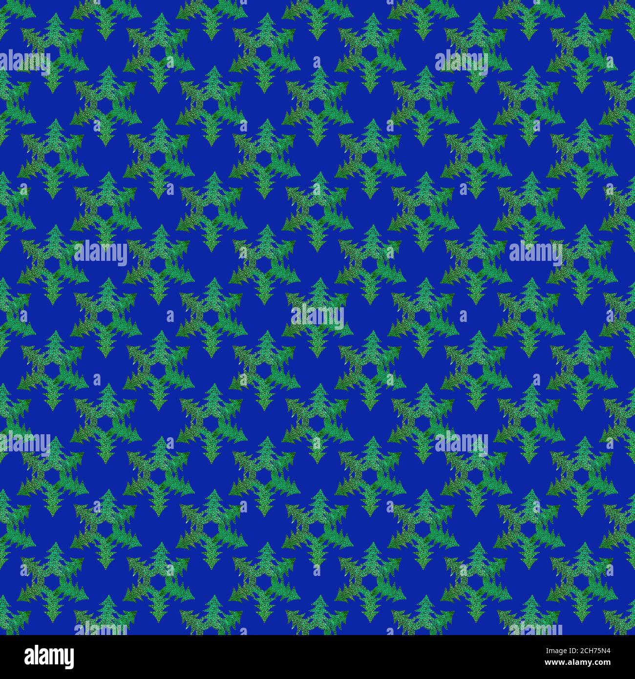 Blue christmas tree seamless hi-res stock photography and images - Alamy