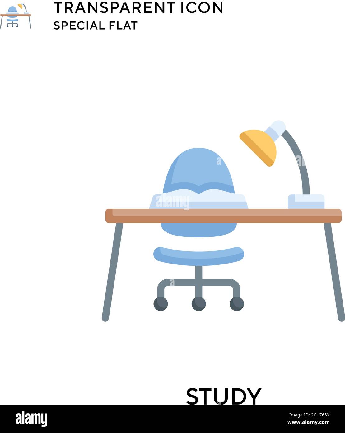 Study vector icon. Flat style illustration. EPS 10 vector Stock Vector ...