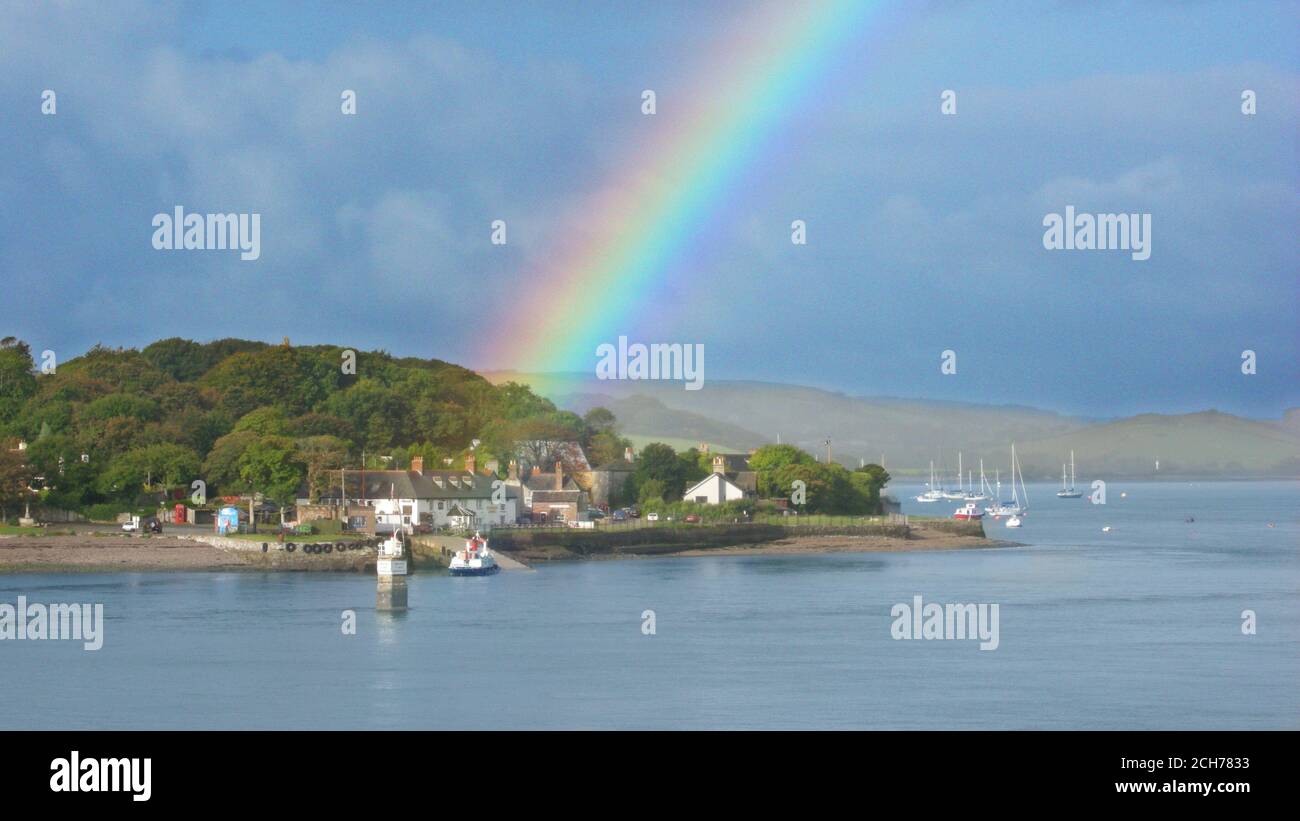 Border between devon and cornwall hi-res stock photography and images ...