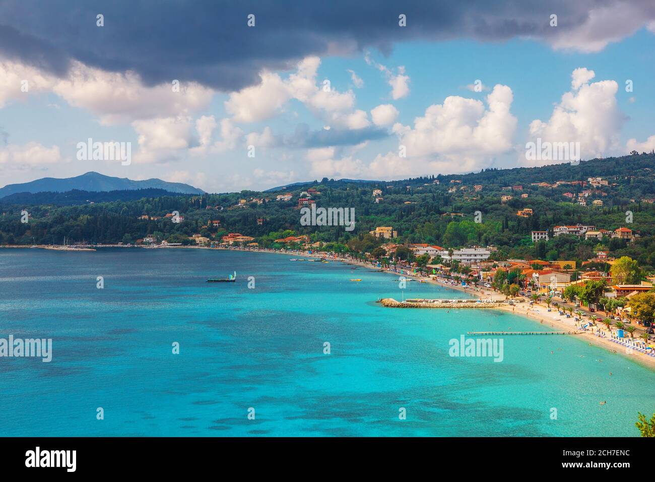 Ipsos bay corfu hi-res stock photography and images - Alamy