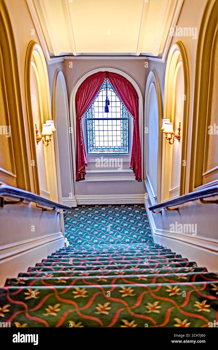 Eastbourne, Grand Hotel (Interior Stock Photo - Alamy