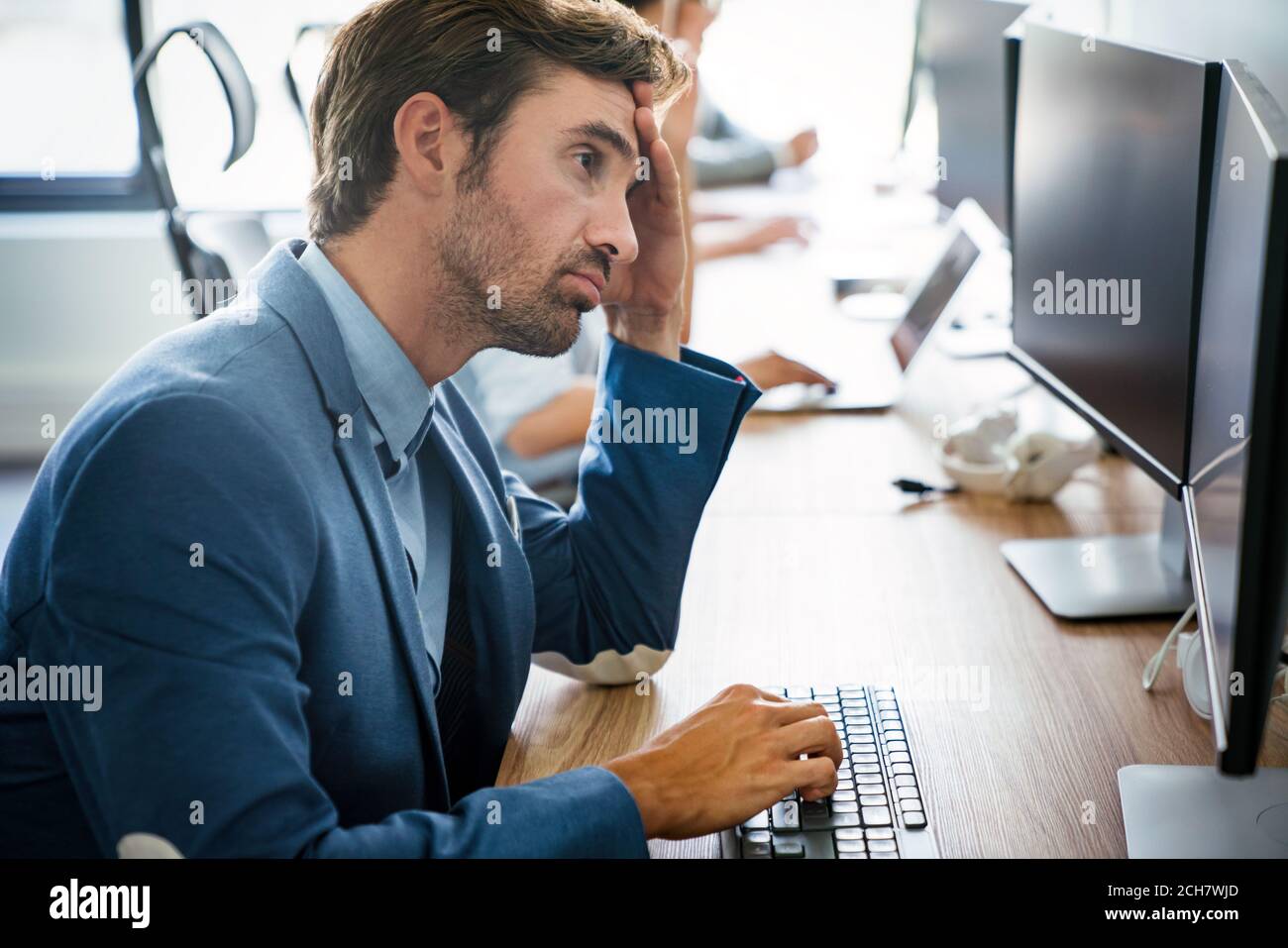Employee worker workplace frustrated hi-res stock photography and ...