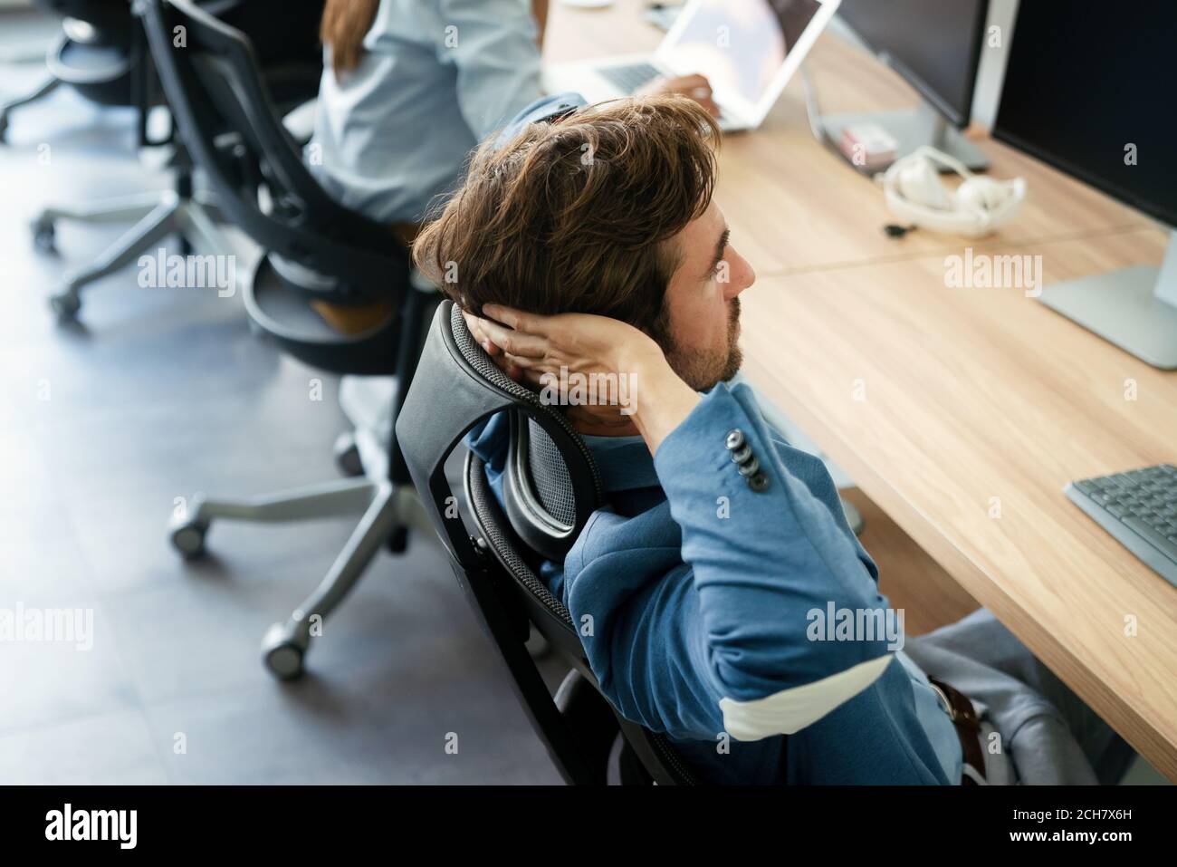 Tired employee hi-res stock photography and images - Alamy