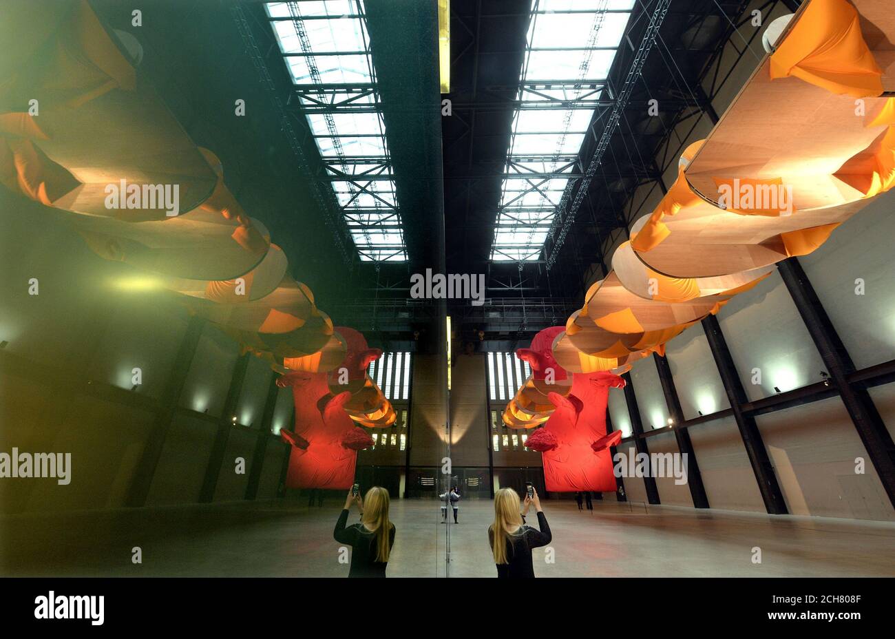 A visitor views a major new installation titled 'I Don't Know. The ...