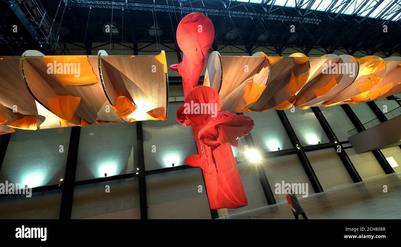 A visitor views a major new installation titled 'I Don't Know. The ...