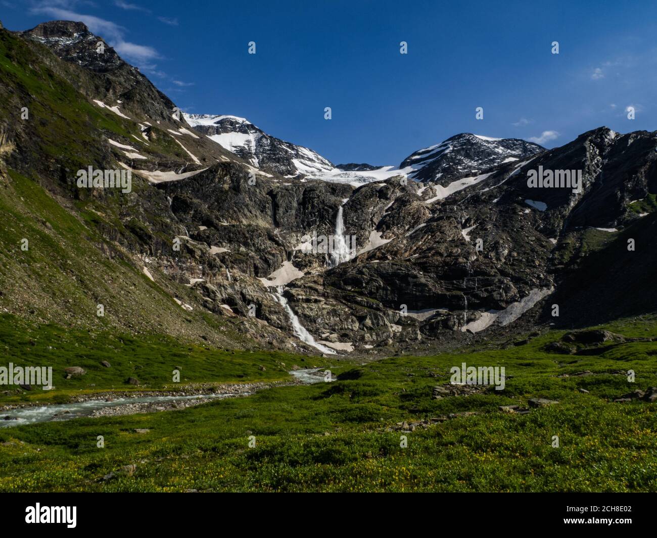 Charming scenery of big waterfalls, wild rivers and picturesque meadows ...