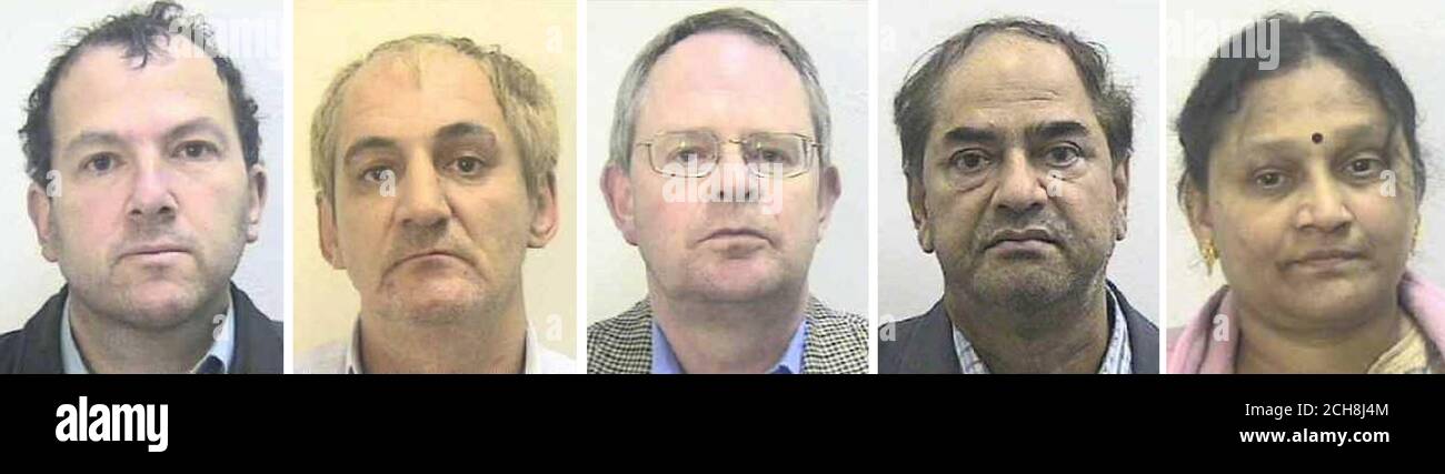 Composite photos of (l - r) Stephen Howard Brownson, David Robert ...