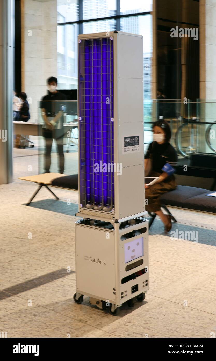 Tokyo, Japan. 14th Sep, 2020. Japanese IT giant Softbank's delivery ...