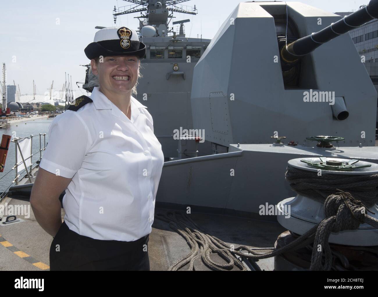Petty Officer (Weapon Engineering) Sarah Jenkins, who forms part of the ...