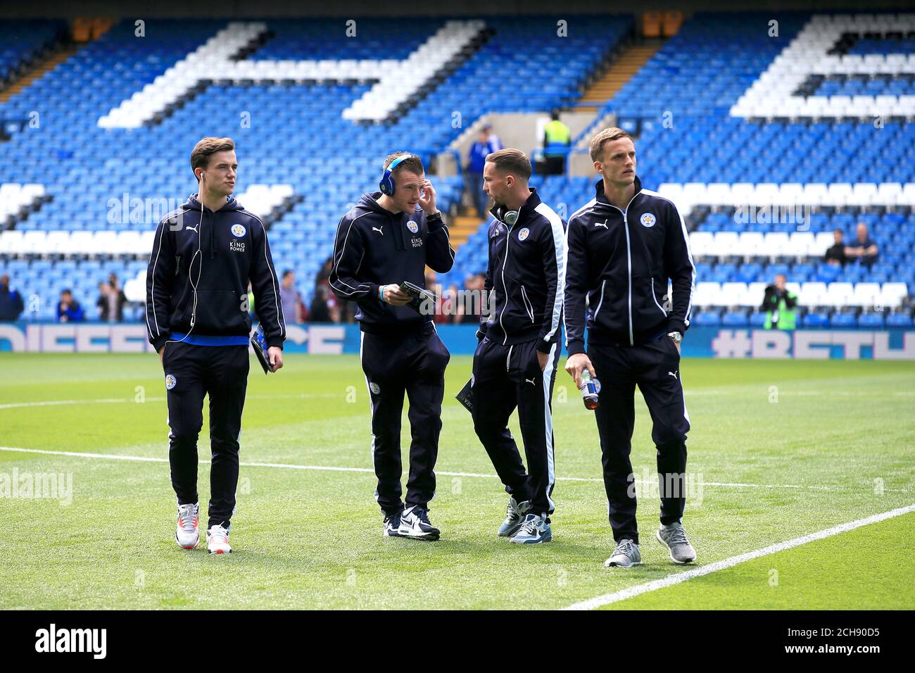 (From left to right)Leicester City's Ben Chilwell, Jamiue Vardy, Danny ...