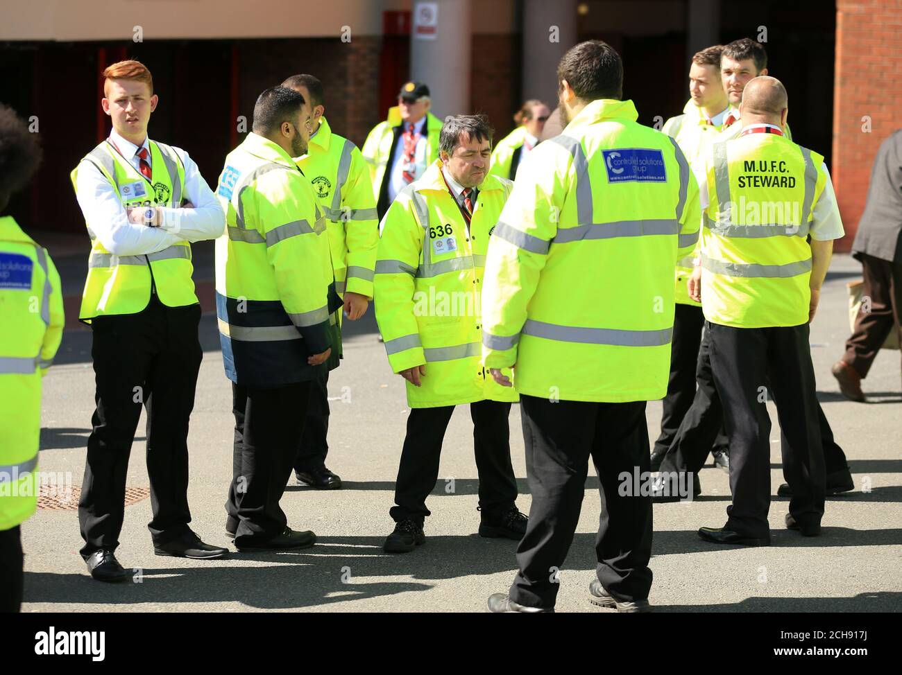 Manchester United fans evacuated from Old Trafford by security, police ...