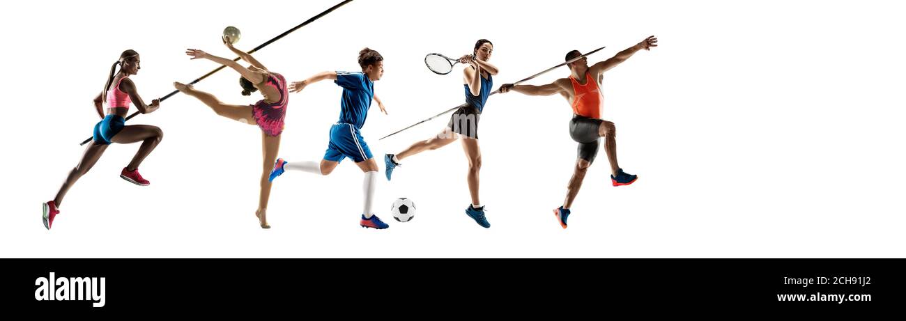 Collage female rugby player hi-res stock photography and images - Alamy