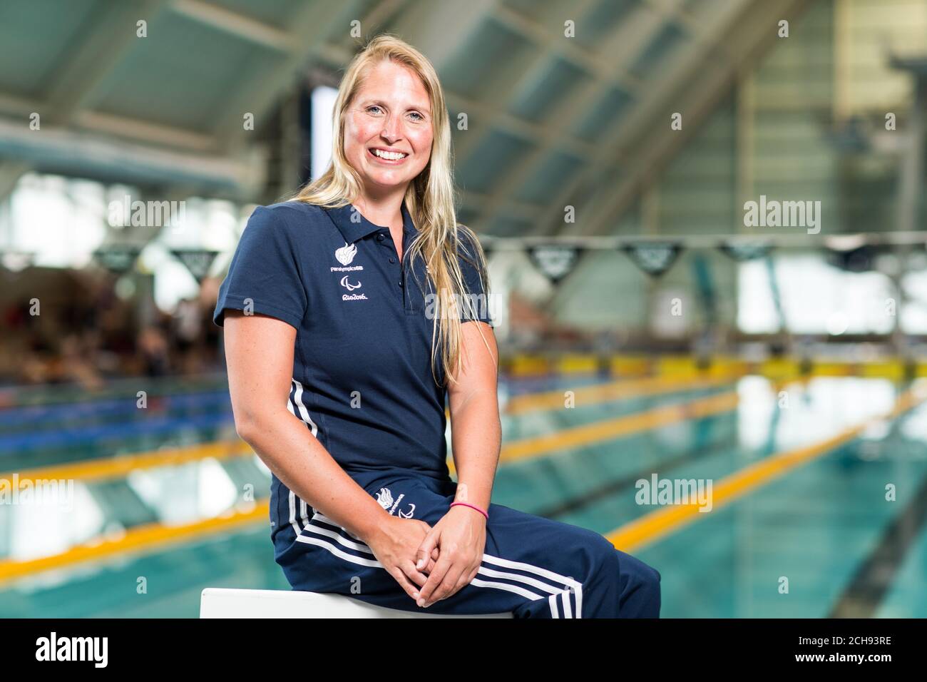 Stephanie Millward during the ParalympicsGB Swimming Team Announcement ...