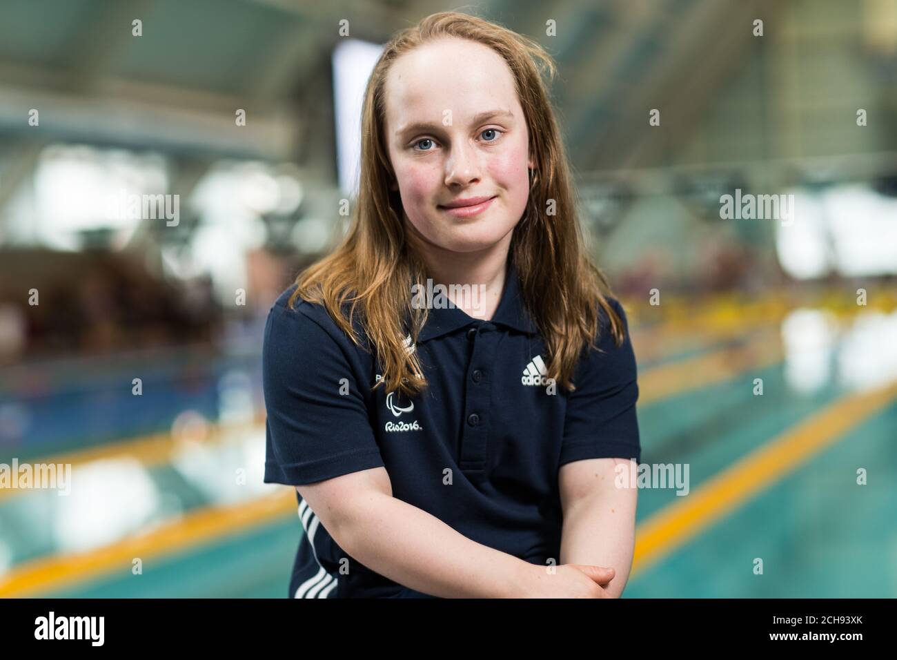 Ellie Robinson during the ParalympicsGB Swimming Team Announcement at ...