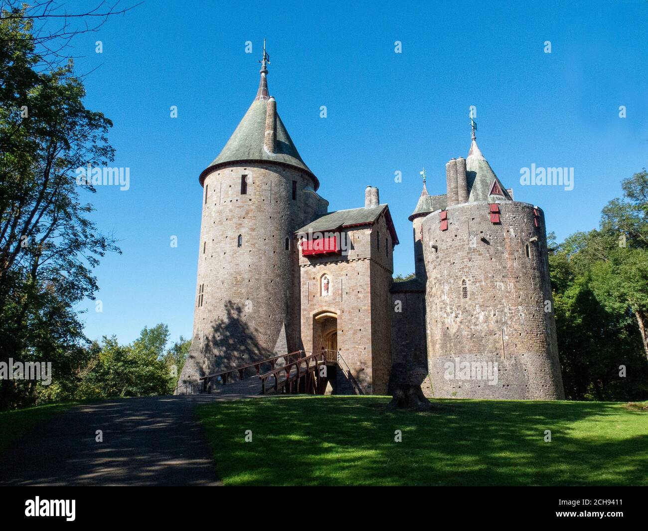 Castle Coch Tongwynlais Cardiff Wales High Resolution Stock Photography ...