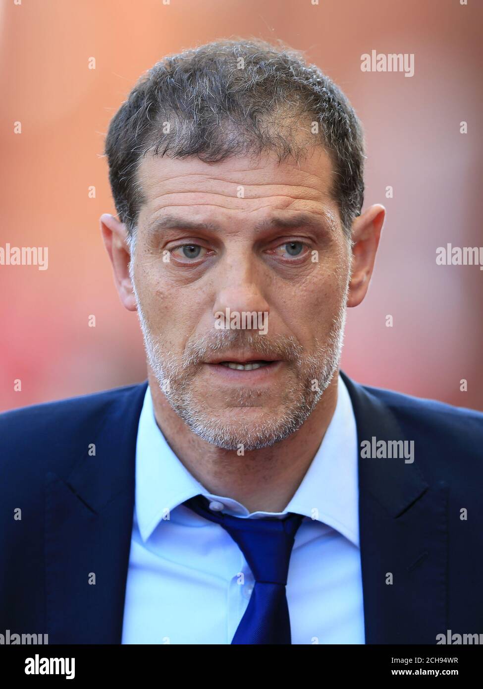 West Ham United manager Slaven Bilic during the Barclays Premier League ...