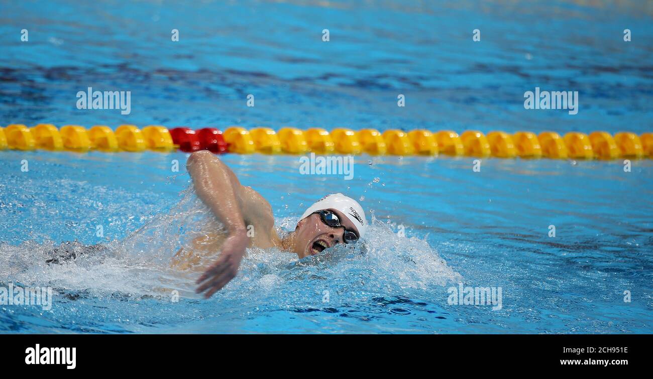 Great Britain's Stephen Milne during the 1500m Freestyle - Men ...