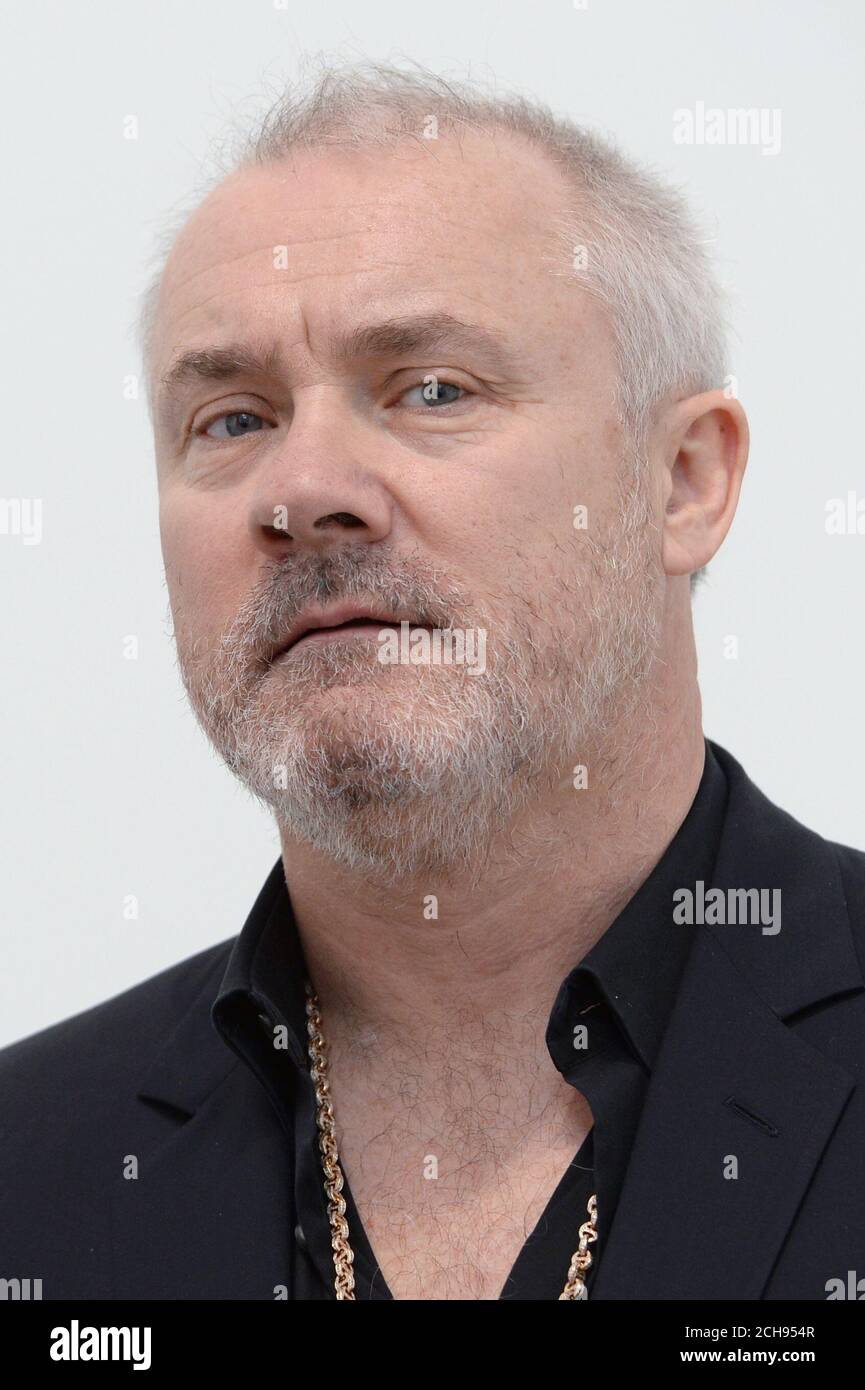 Damien Hirst during the opening of the Newport Street Gallery's new ...