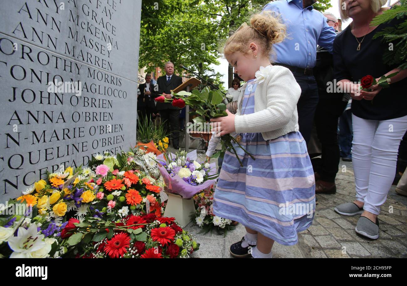 Haley O'Brien (4) who's great uncle John O'Brien was killed in the ...