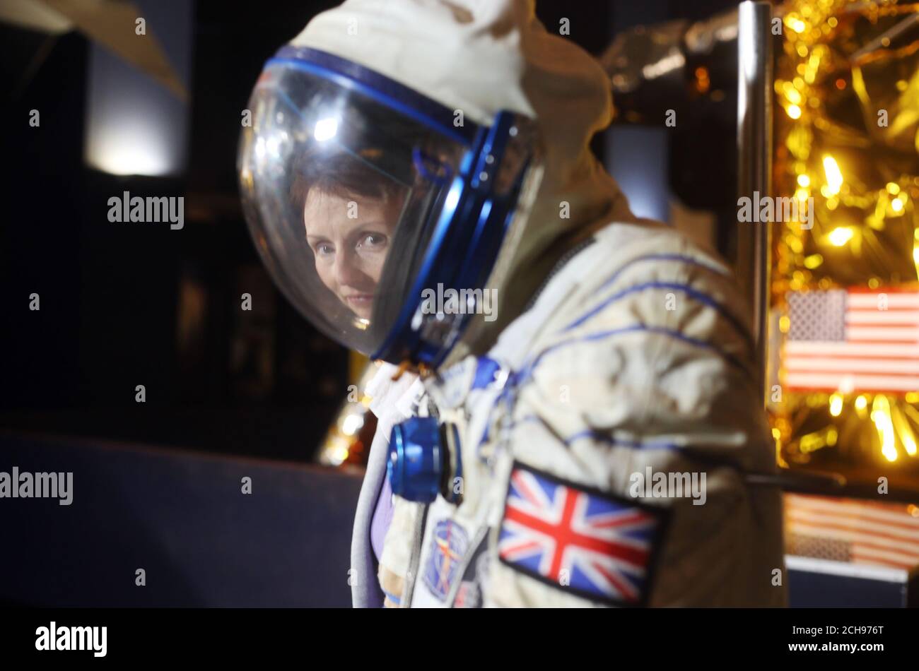 Britain's first astronaut Helen Sharman at the Science Museum in London ...