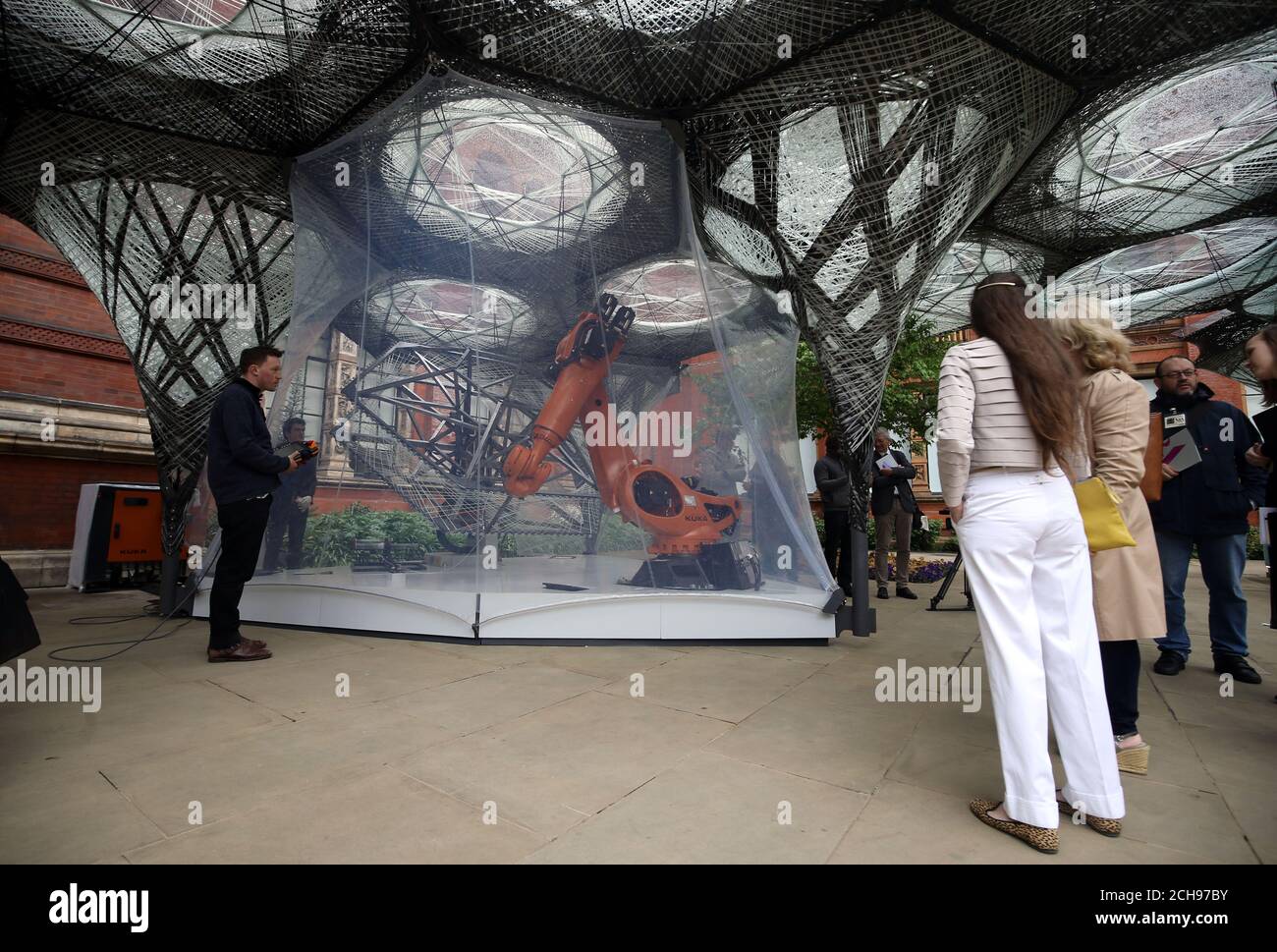The Elytra Filament Pavilion, a new garden installation created by a ...
