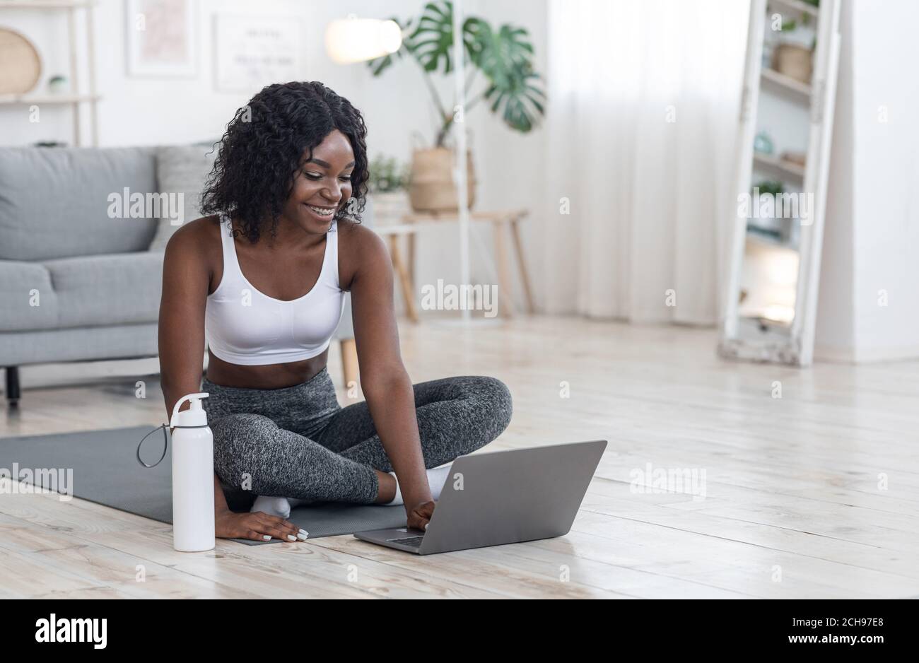 African lady exercising hi-res stock photography and images - Alamy